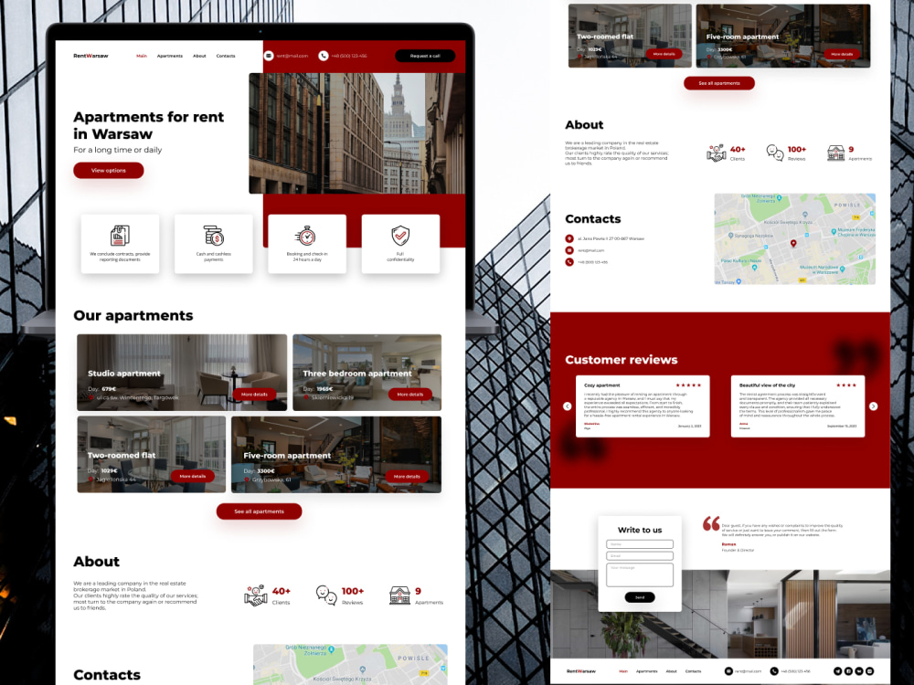 A multi-page website design in Figma | Upwork