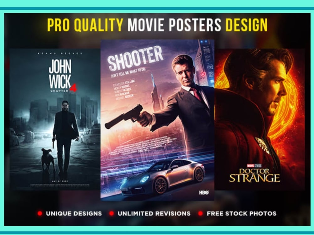 A Elevating Your Brand with Movie Posters, Flyers, Food Menus, and ...