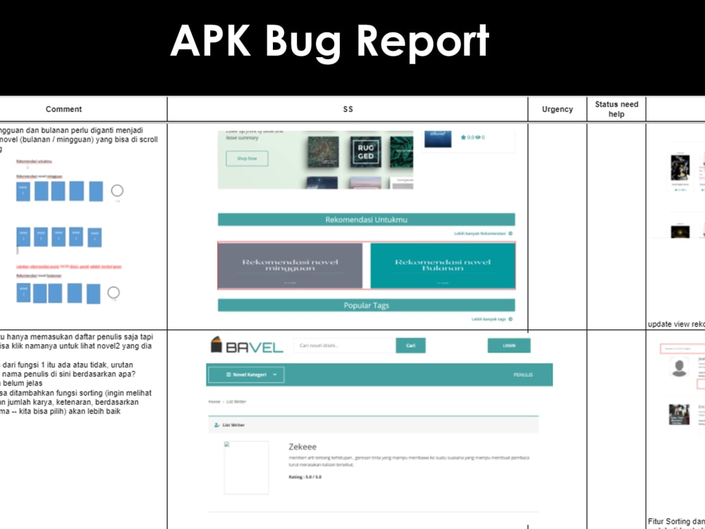 Review, Bug Test, QA, Suggestion, and everything about Publishing Game ...