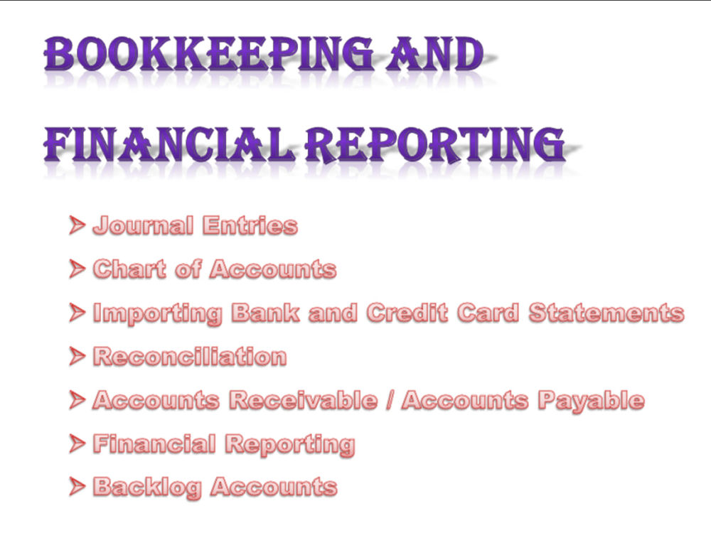 Bookkeeping and Financial Reporting | Upwork