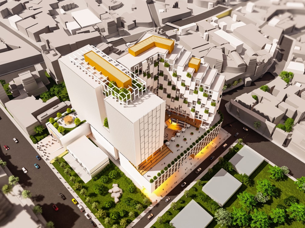 A high-end rendering that accurately shows how your space looks like ...