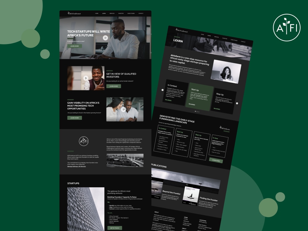 Modern website using Figma | Upwork