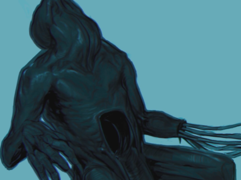 A horror character/creature art | Upwork