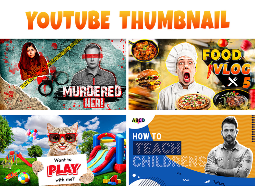 An attractive view boosting YouTube thumbnail | Upwork