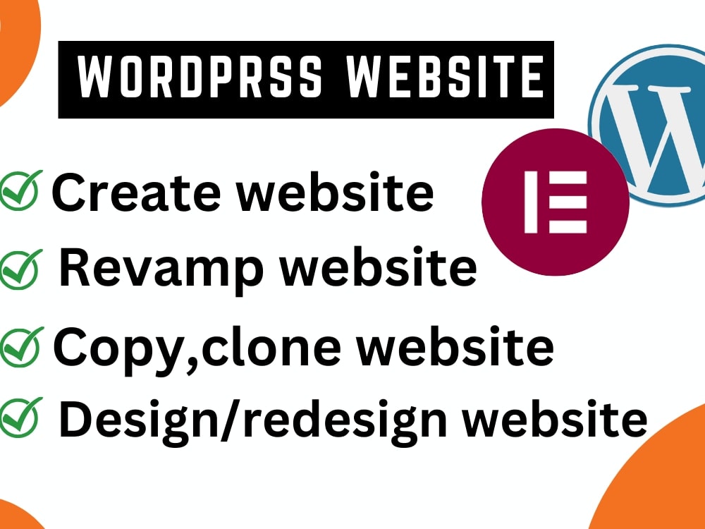 Design redesigned and revamp the WordPress website with Elementor Pro | Upwork
