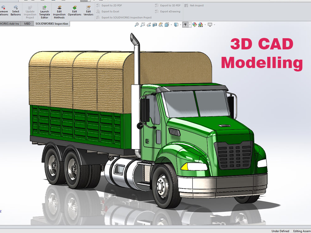 Mechanical 3D CAD design models and industrial drawings for ...