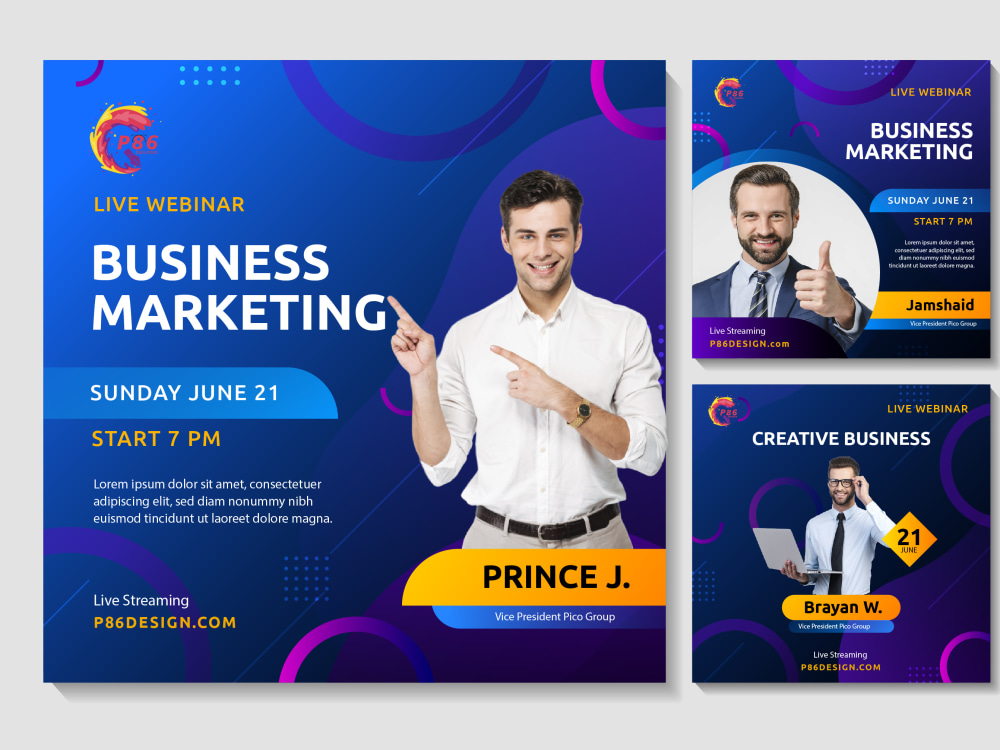 Creative Social Media Post Graphics Designer | Upwork