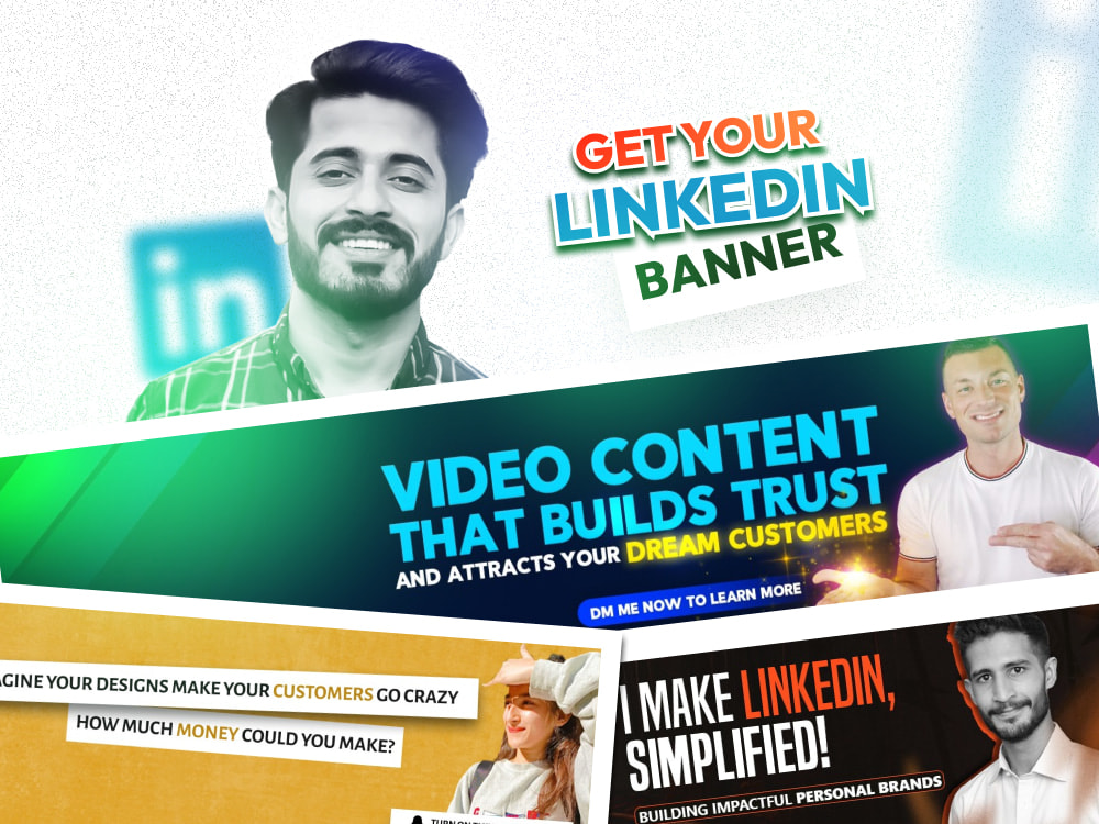 Perfect Eyecatchy LinkedIn Banner | Upwork