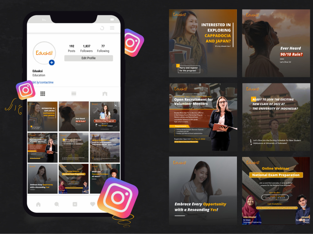 Impressive social media content, posters and other graphic designs ...