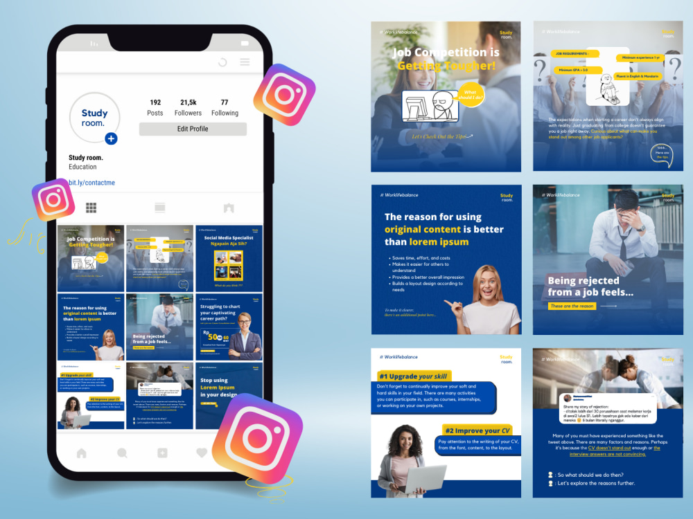 Impressive social media content, posters and other graphic designs ...
