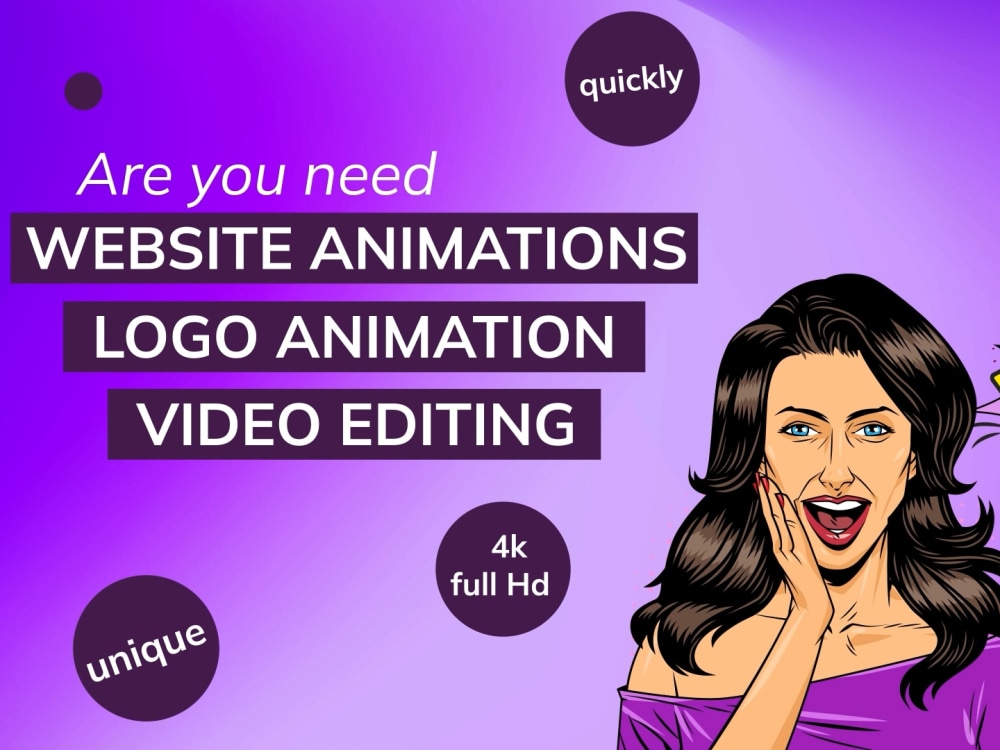 Personalized animated logo, intro, outro | Upwork