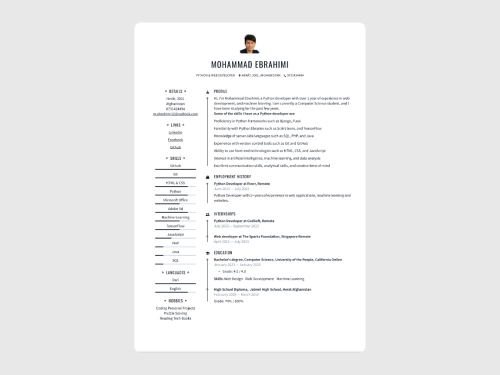 Professional Resume Writing/CV/Cover Letter Service | Upwork
