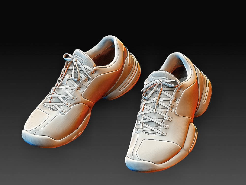 3d footwear model, 3d shoe design, sneakers, 3d heal,sandal shoe ...