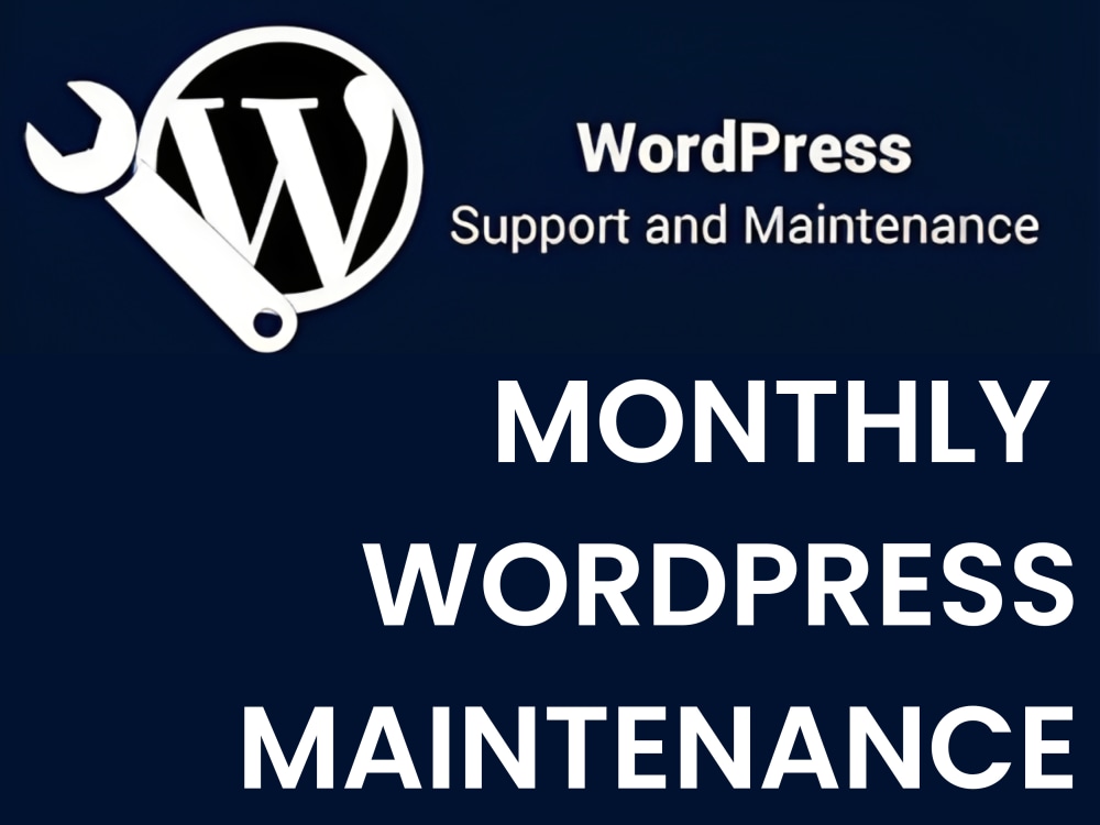 A Monthly WordPress Website Support and Maintenance | Upwork