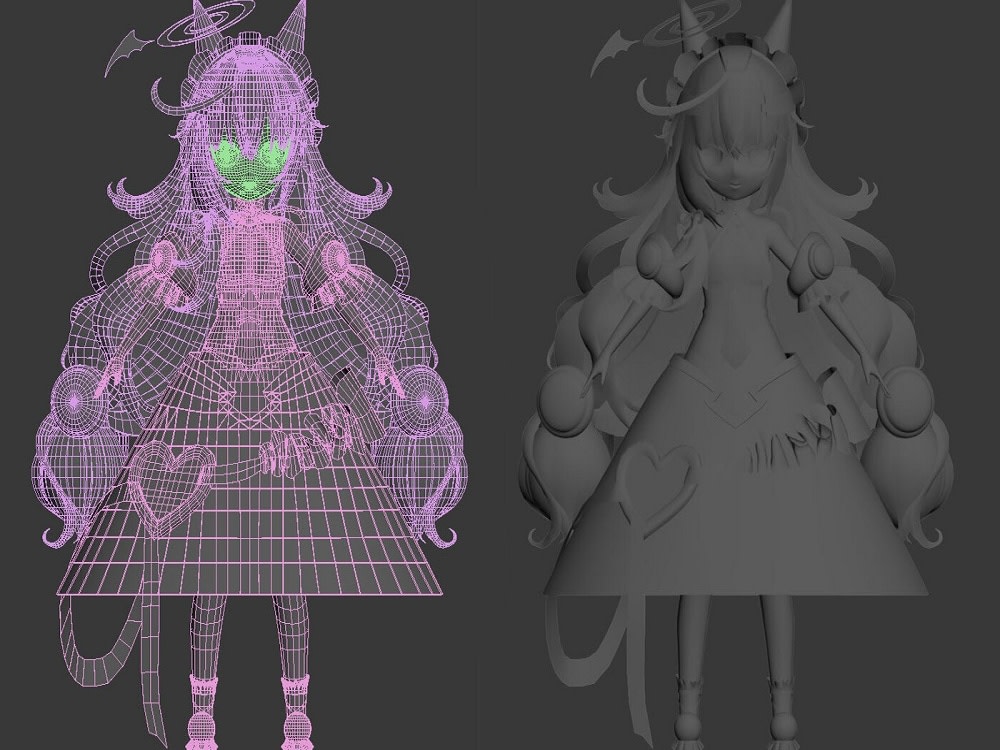 Awesome 2d Vtuber model and 2d vtuber rigging | Upwork