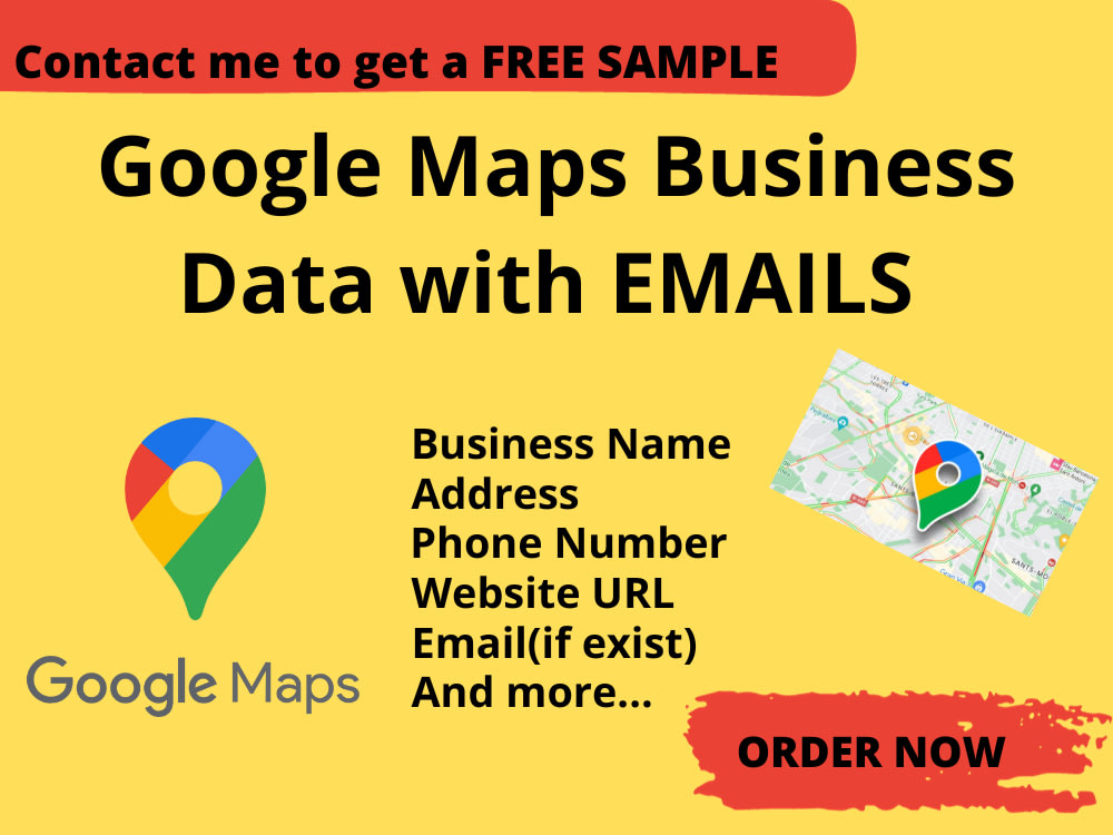Google Maps Data Scraping or Business Data with Emails | Upwork