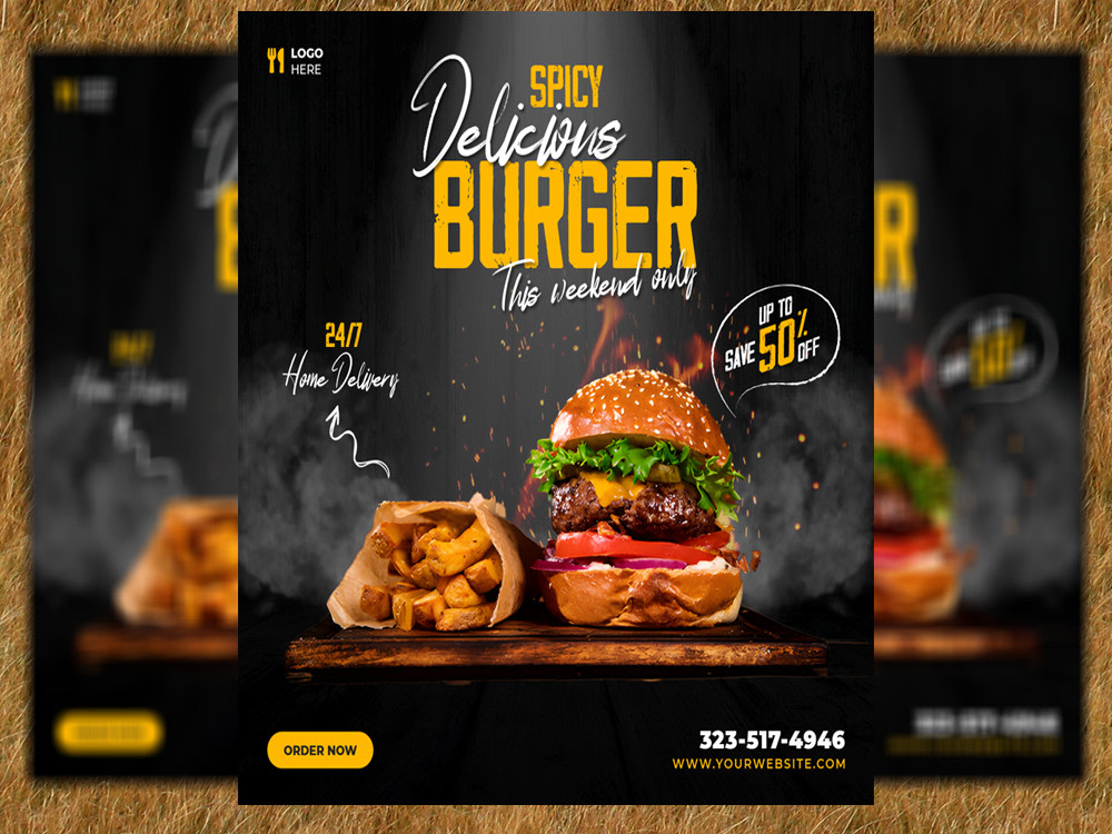 Eye-Catching Food Menu, Restaurant Menu, Food Flyer In 24 Hours | Upwork
