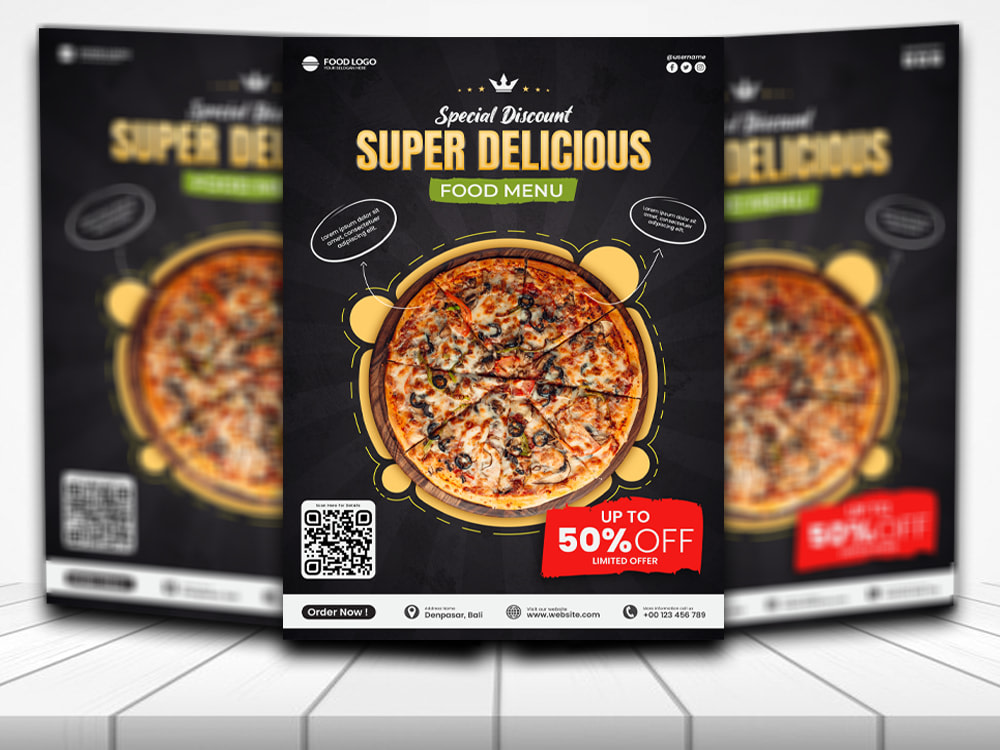 Eye-Catching Food Menu, Restaurant Menu, Food Flyer In 24 Hours | Upwork