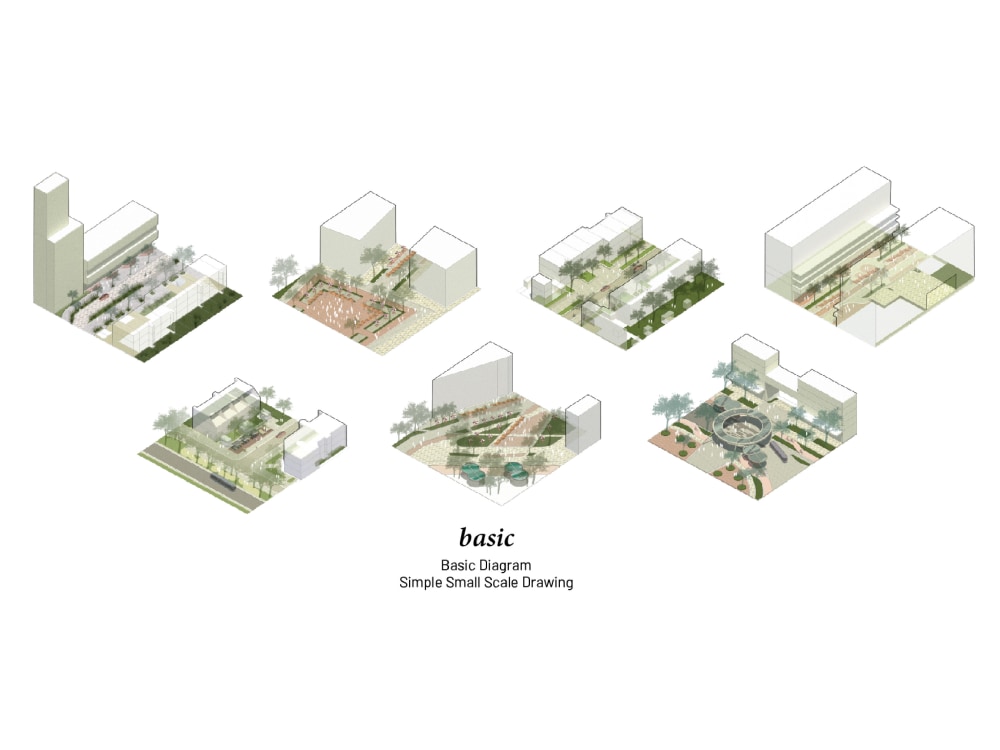 Professional visual schematic diagram for your architecture/urban ...