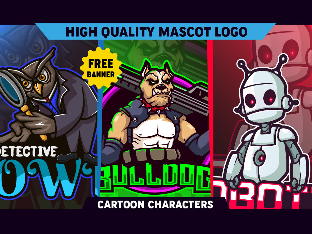 Creative mascot Logos for unique Brand Identities | Upwork