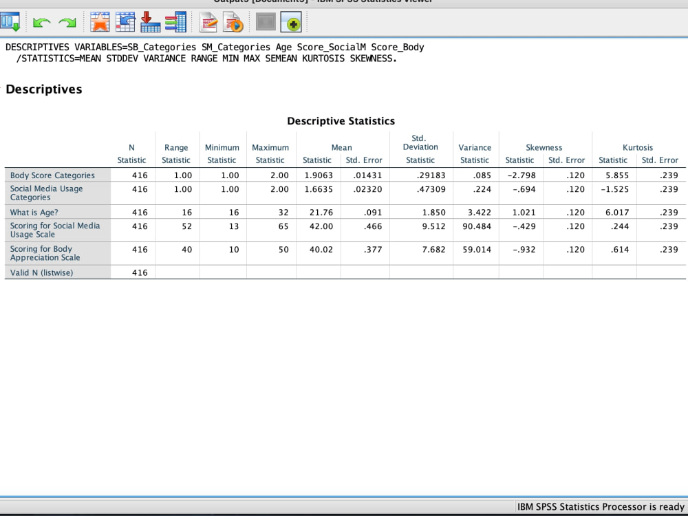 SPSS research data analysis report & visualization. | Upwork