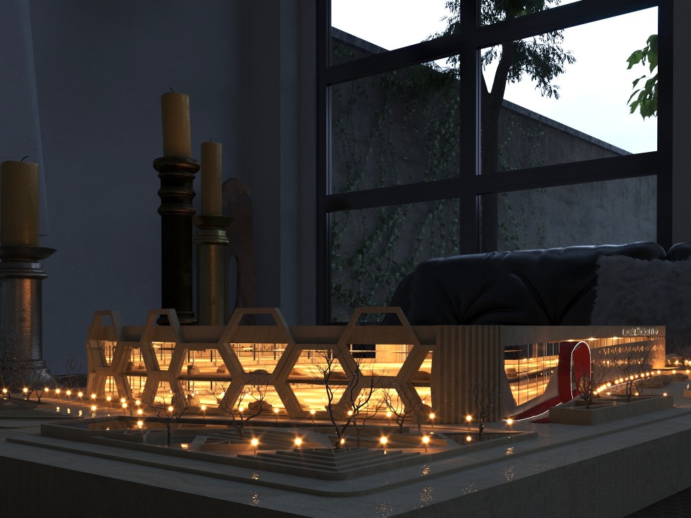 An amazing and stunning maquette render ( light design ) | Upwork