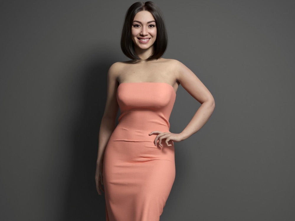 3D hyper-realistic CGI character, hyper CGI for virtual influencers, UE ...