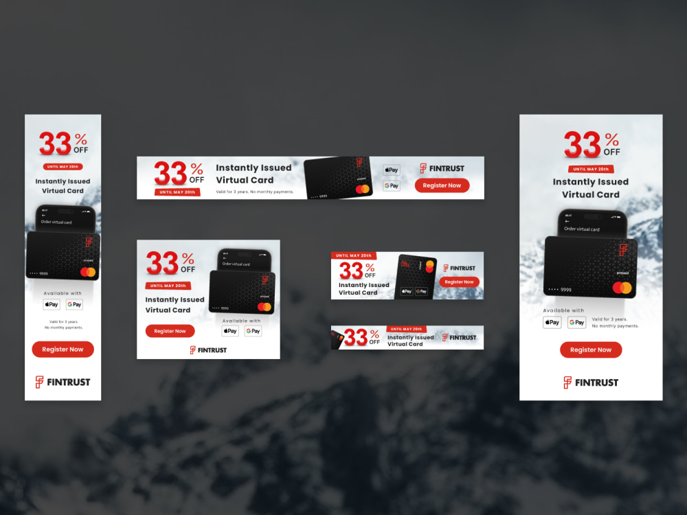 A set of Google HTML5 Animated Ads | Upwork