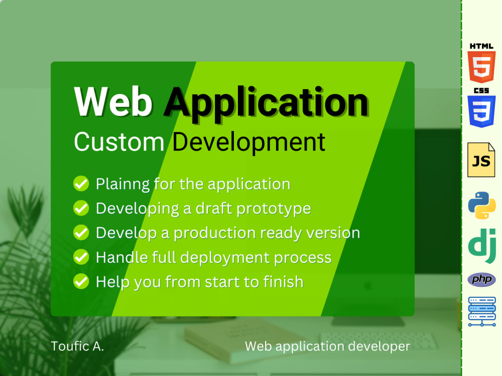 A custom web application developed as per your need and idea | Upwork