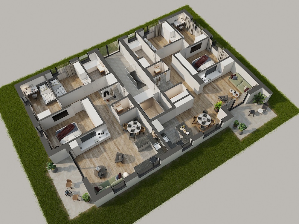 3d floor plan rendering | Upwork