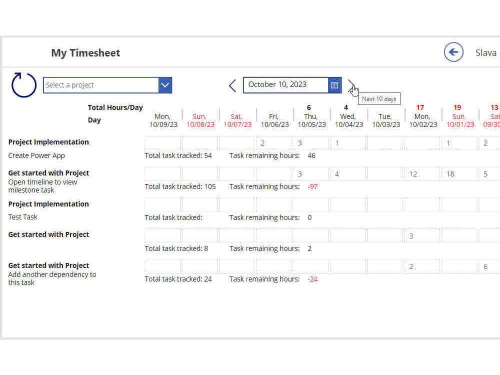 Timesheet and time tracker for MS Project for the Web | Upwork