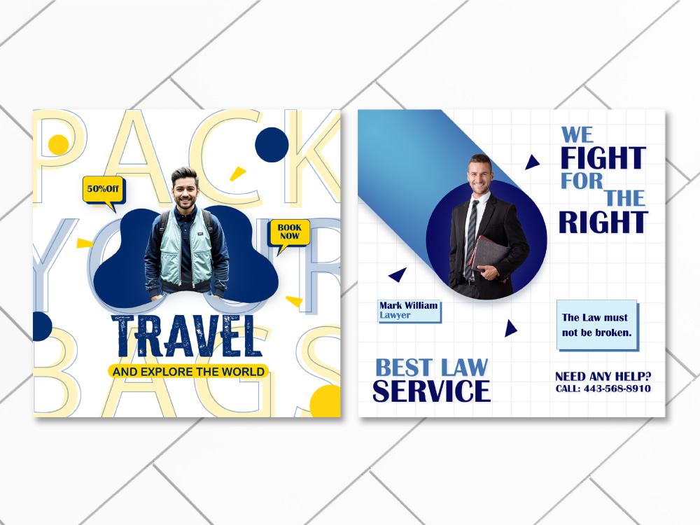 Attractive social media posts | Upwork