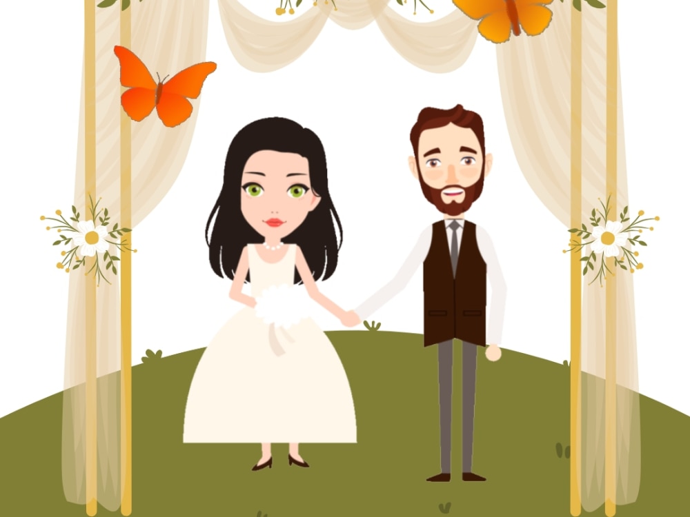 An incredible animated wedding invitation | Upwork