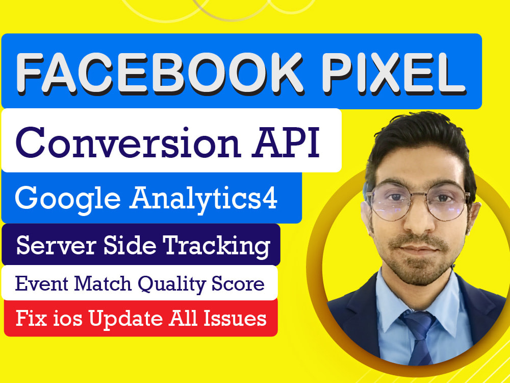Setup Facebook pixel conversion API, with server-side tracking | Upwork