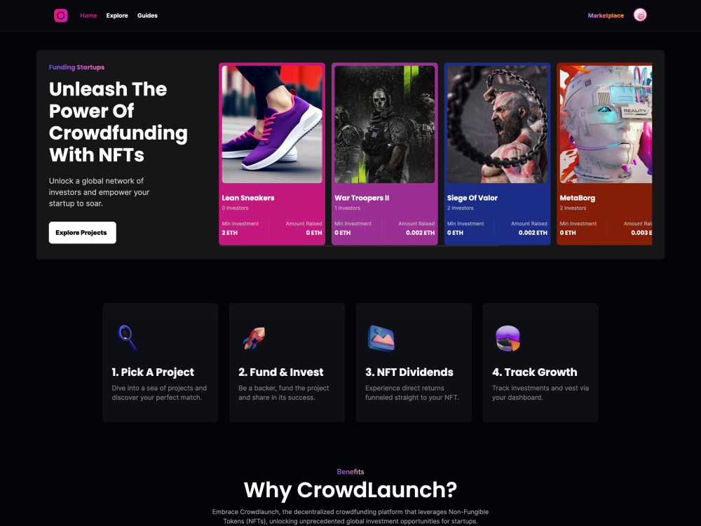 A robust Blockchain App | Upwork