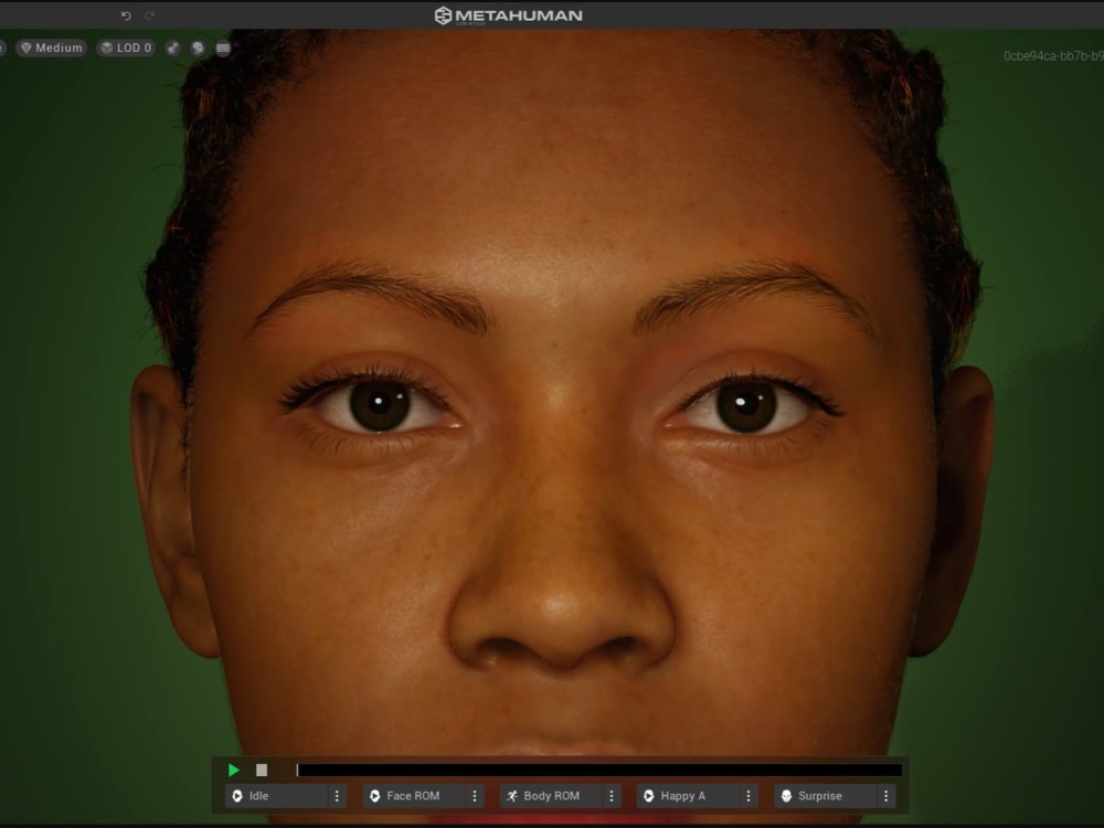 3d metahuman character for film or game in metahuman creator, unreal ...