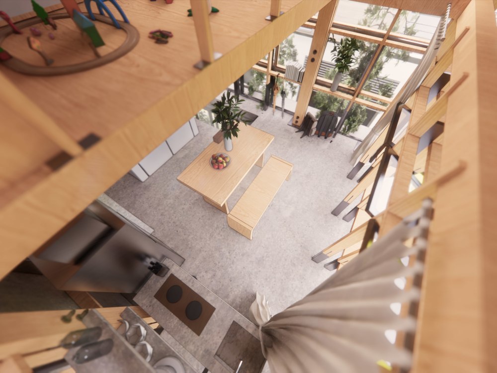 Dramatic Architectural Interior Rendering | Upwork