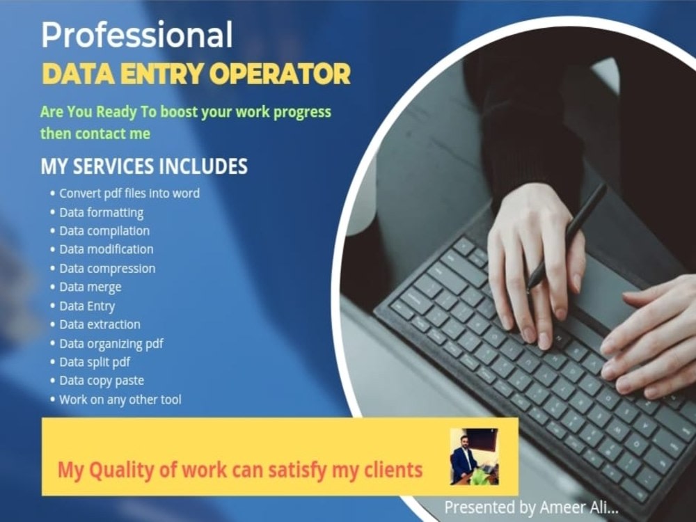 Professional Data Entry | Type PDF documents into MS Word | Working on ...