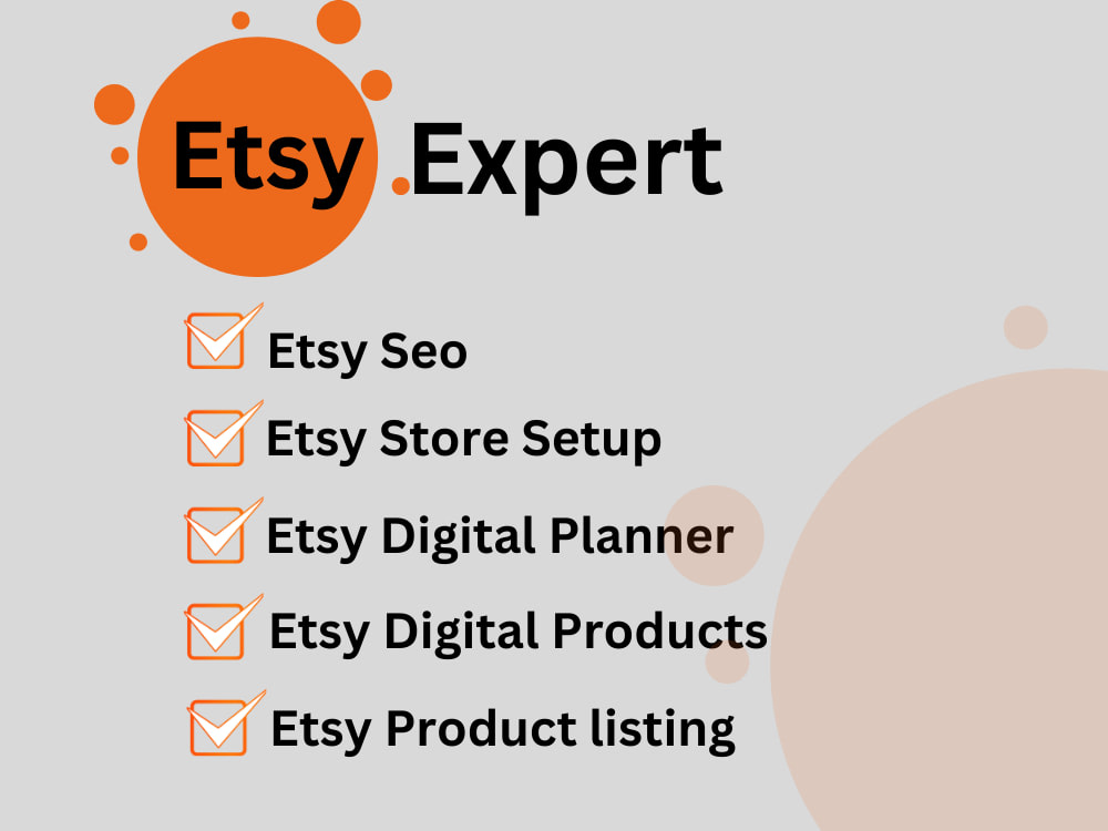 Your Etsy Store Setup | Upwork