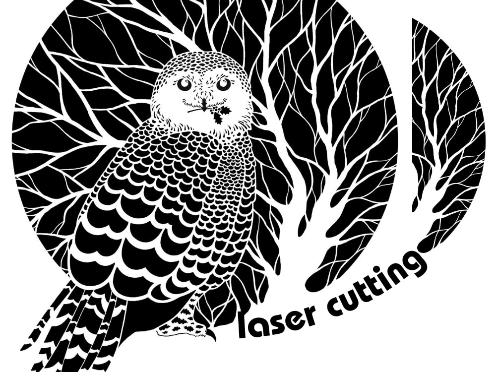 A stunning laser cut design, dxf file for laser cutting, photo ...