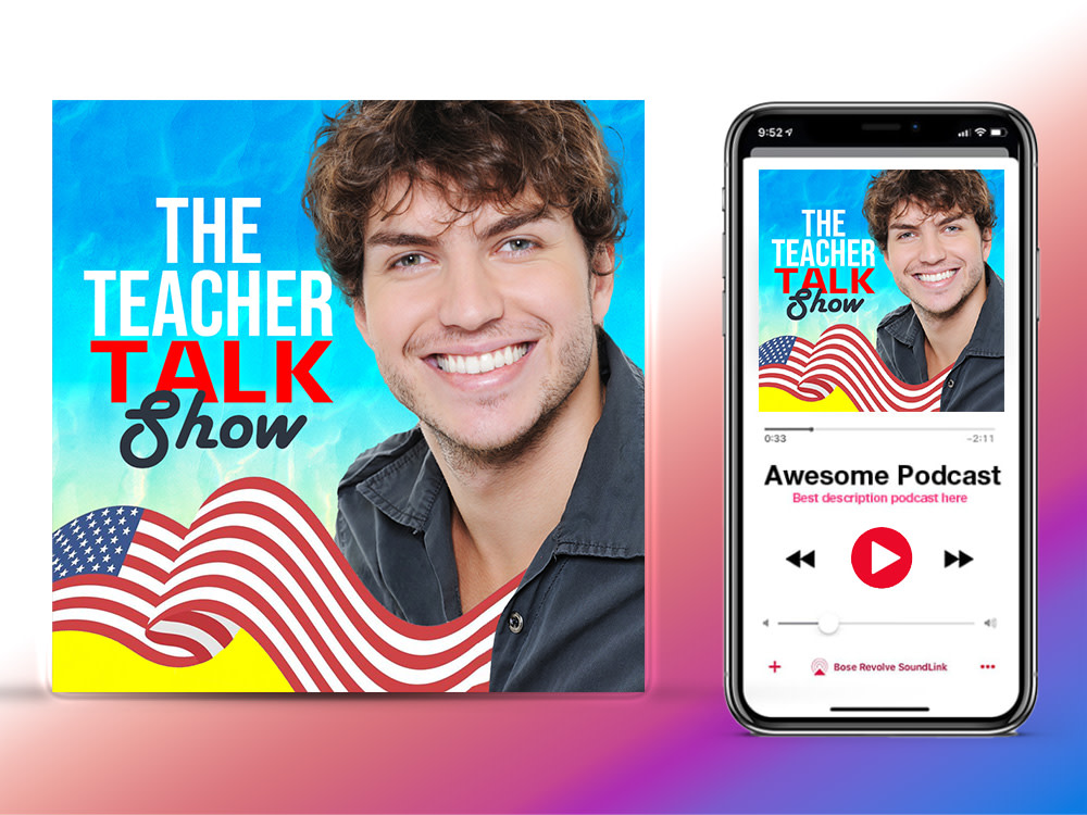 A fantastic podcast album cover that will get you downloads | Upwork