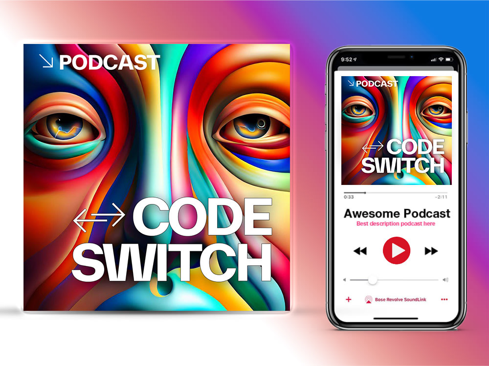 A fantastic podcast album cover that will get you downloads | Upwork