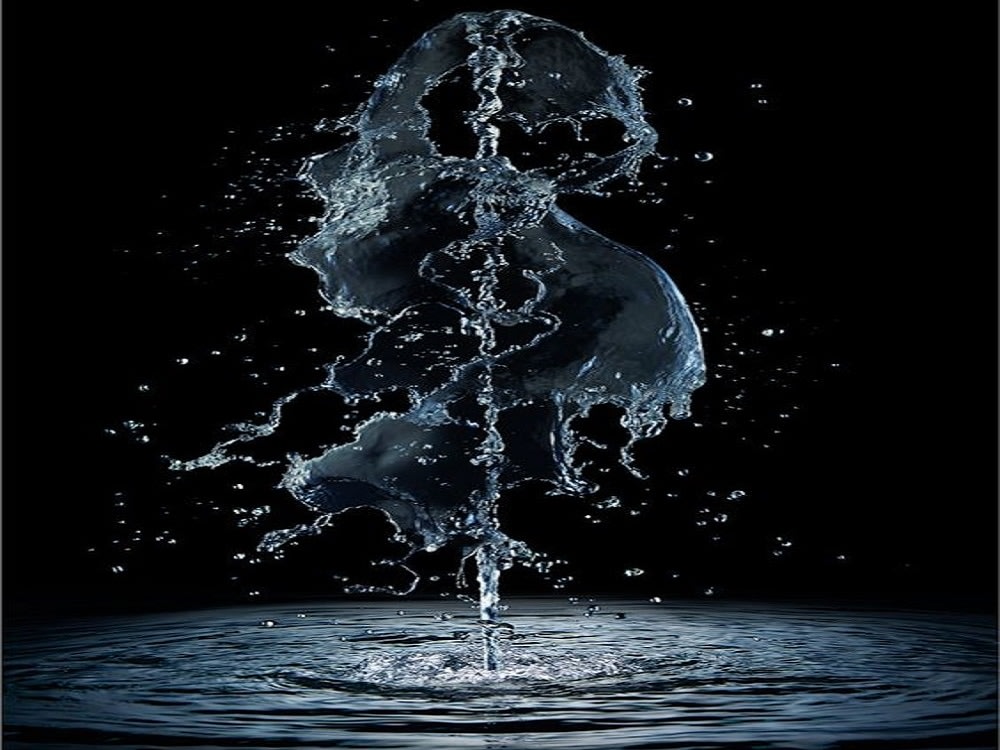 Realistic 3D water simulation, 3D liquid animation, fluid product ...