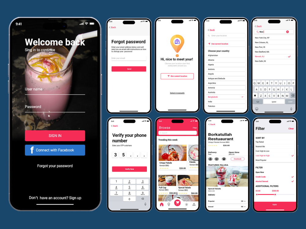 Design professional creative modern mobile app UI UX | Upwork