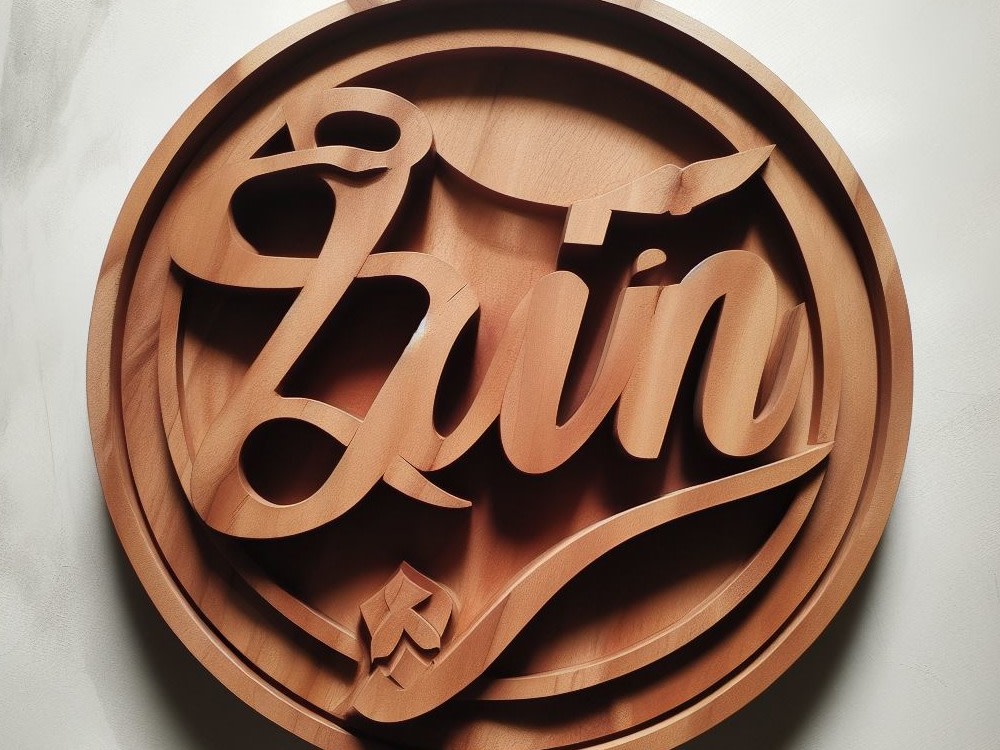 Eye-catching wooden logos of your name | Upwork