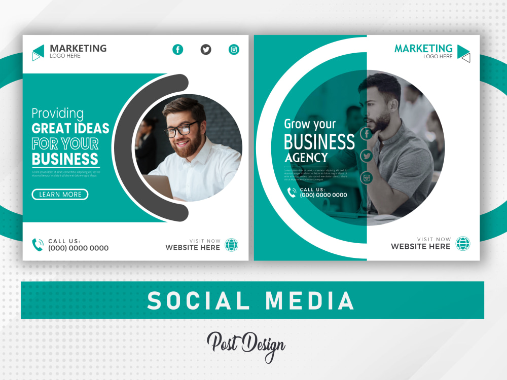 A corporate social media post design for your business | Upwork
