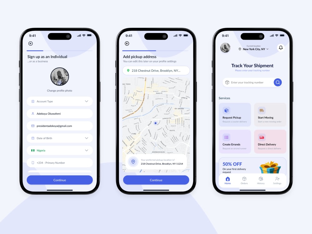 A Mobile App Design in Figma | Upwork