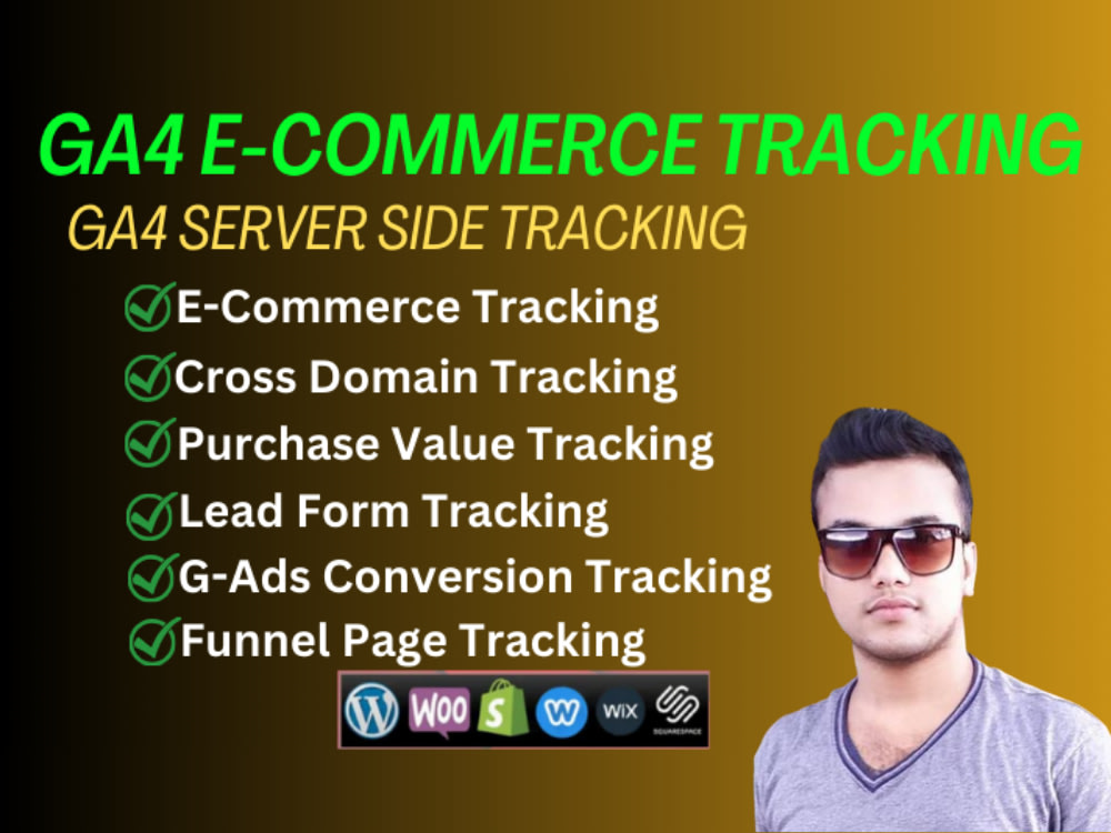 Google analytics 4, GA4 ecommerce tracking and GA4 server side tracking | Upwork