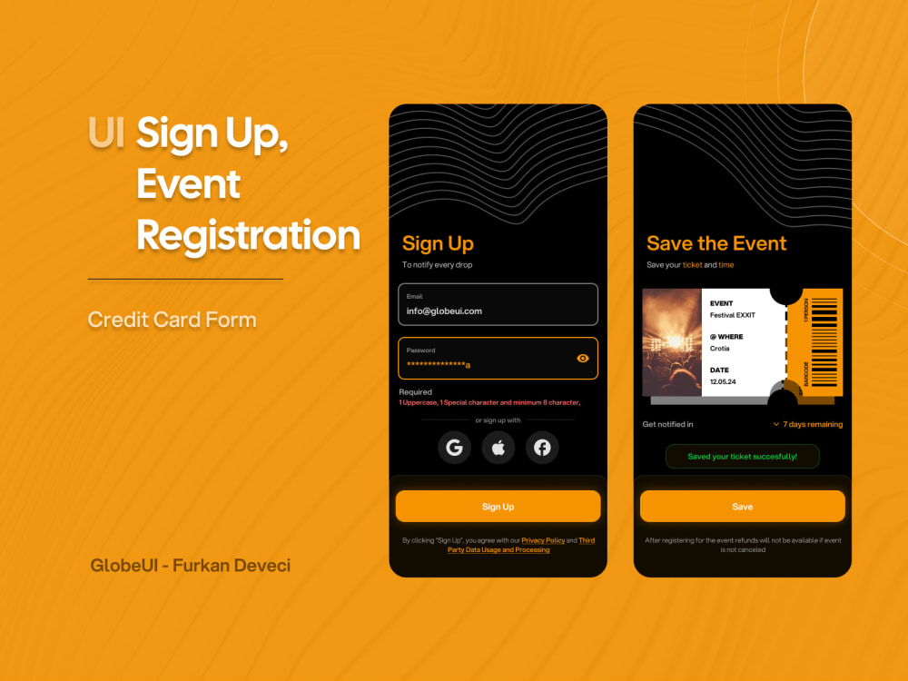 An attractive UI UX design | Upwork