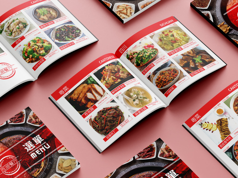 Food Menu Book Design | Upwork